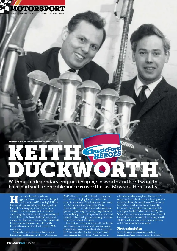 THE GENIUS OF COSWORTH’S - PressReader