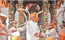 Sharad Pawar launches party’s trumpet symbol at Raigad fort - PressReader