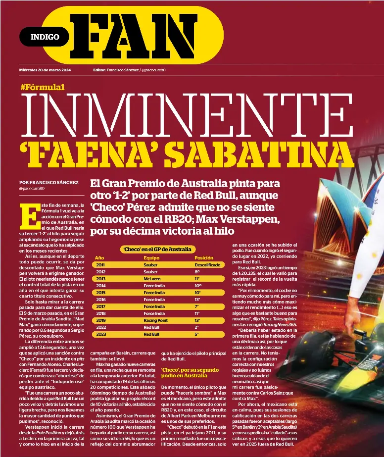 INMINENTE ‘FAENA’ SABATINA - PressReader