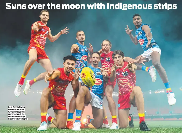 Suns over the moon with Indigenous strips - PressReader