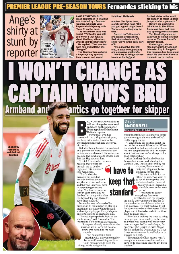 I WON’T CHANGE AS CAPTAIN VOWS BRU - PressReader