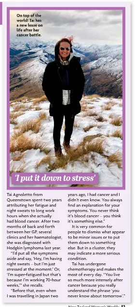 ‘I put it down to stress’ - PressReader