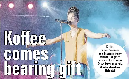 Koffee comes bearing gift - PressReader