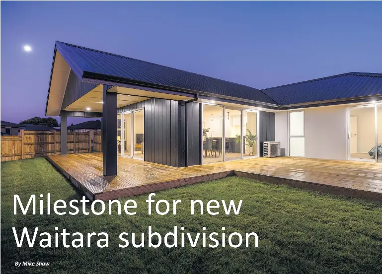Milestone for new Waitara subdivisio­n - PressReader