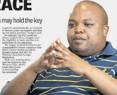 MEC leads ANC Youth League race - PressReader