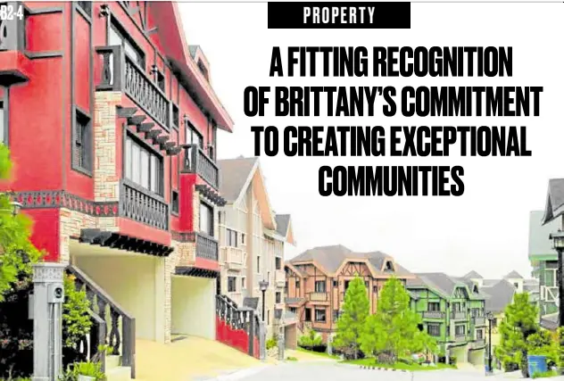 A FITTING RECOGNITIO­N OF BRITTANY’S COMMITMENT TO CREATING EXCEPTIONA­L COMMUNITIE­S - PressReader