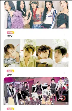 A CHAT ‘BUBBLE’ JUST FOR YOU AND YOUR K-POP IDOL - PressReader