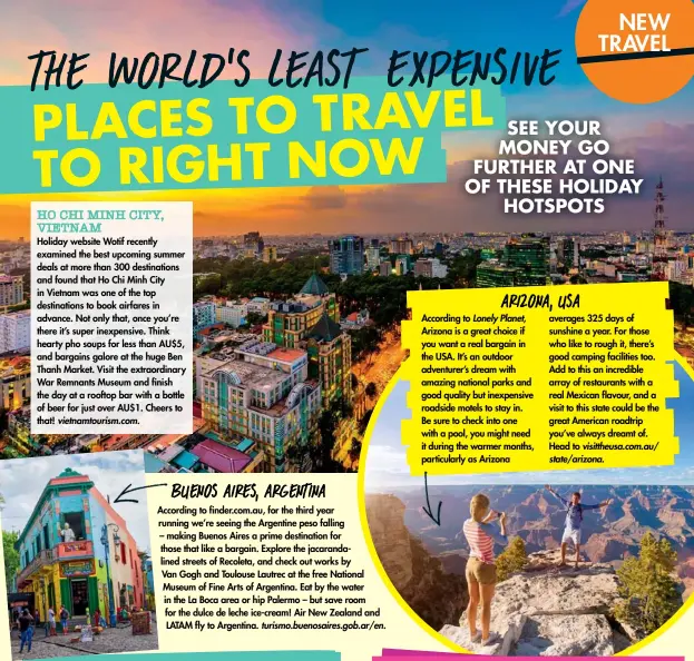 THE WORLD’S LEAST EXPENSIVE PLACES TO TRAVEL TO RIGHT NOW - PressReader