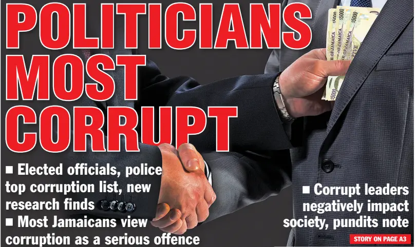 POLITICIANS MOST CORRUPT - Jamaica Gleaner (2023-06-11)