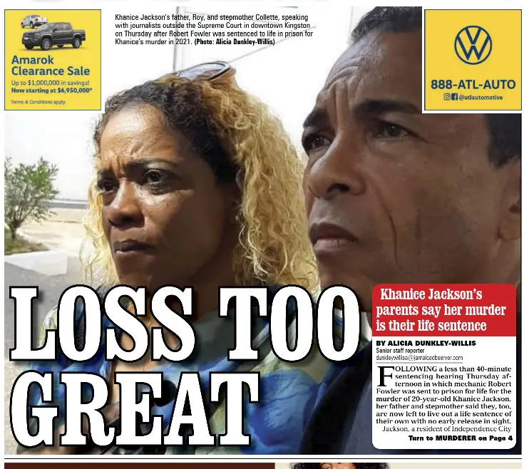 LOSS TOO GREAT - PressReader