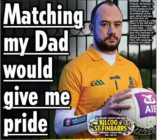 Matching my Dad would give me pride KERINS HAS SOME EXTRA MOTIVATION - PressReader