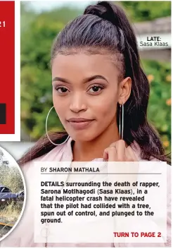 NEW DETAILS OF KLAAS HELICOPTER CRASH REVEALED - PressReader