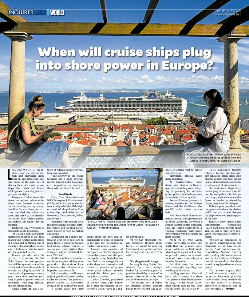 When will cruise ships plug into shore power in Europe? IN ROME, HORSES HELP NEUROLOGY PATIENTS ...
