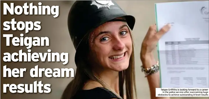 Nothing stops Teigan achieving her dream results - PressReader