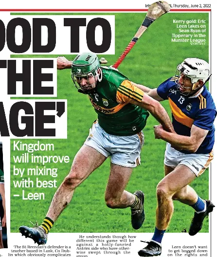 ‘IT’S GOOD TO BE ON THE BIG STAGE’ - PressReader