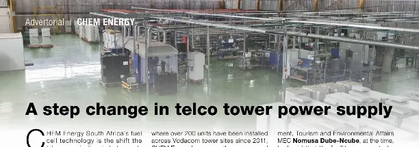 A step change in telco tower power supply - PressReader