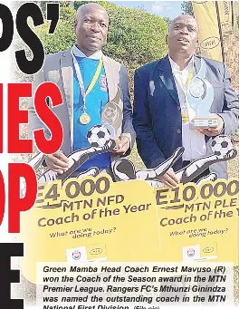 CHAMPS’ COACHES FOR TOP SA SIDE - PressReader