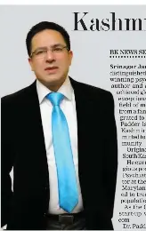 Kashmiri born psychiatri­st receives global recognitio­n - PressReader
