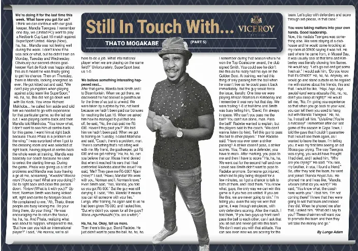 Still In Touch With... - PressReader