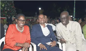 From left: Immediate past mayor of Kingston, Senator Dr Angela Brown ...