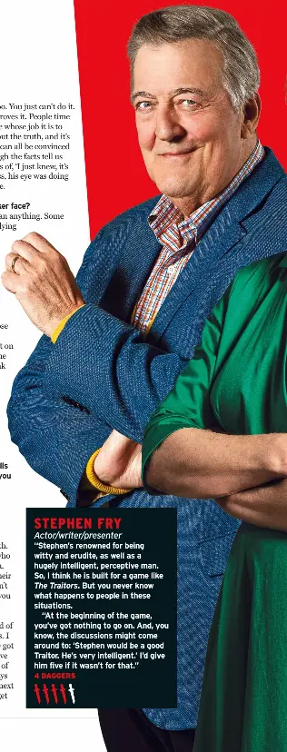 STEPHEN FRY CELIA IMRIE - PressReader