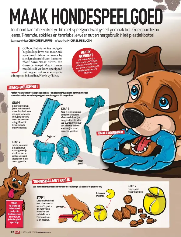 MAAK HONDESPEEL­GOED - PressReader