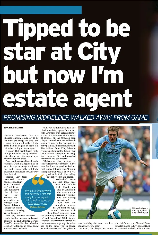 Tipped to be star at City but now I’m estate agent - PressReader
