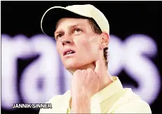 Tennis star Sinner accepts doping ban - PressReader