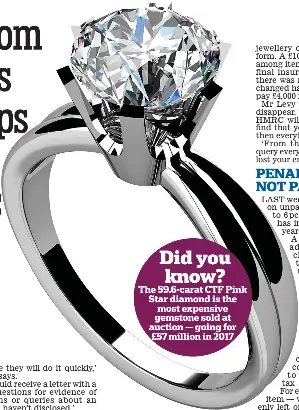 How granny’s diamond ring could land you with an inheritanc­e tax shock - PressReader