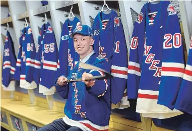 A Kitchener homecoming for Rangers’ top pick - PressReader
