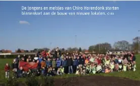 Chiro’s tellen af naar nieuwe lokalen: samen en toch apart - PressReader