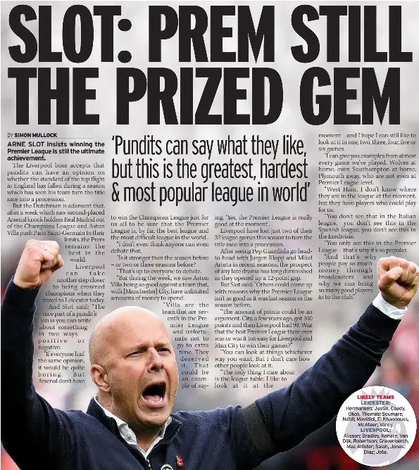 SLOT: PREM STILL THE PRIZED GEM - PressReader