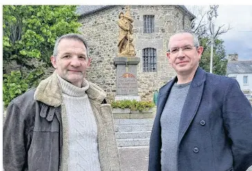 Frédéric Gadel et Erwan Lancien, de l’UNC Lanvollon-Rives du Leff ...