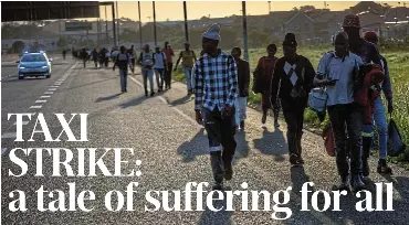 TAXI STRIKE: a tale of suffering for all - PressReader