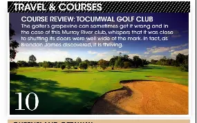 COURSE REVIEW: TOCUMWAL GOLF CLUB - PressReader