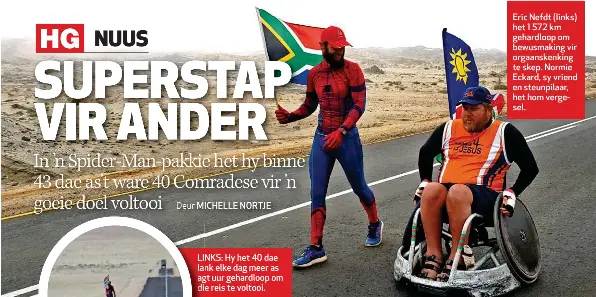“Spider-Man” stap ver vir ’n goeie doel - PressReader