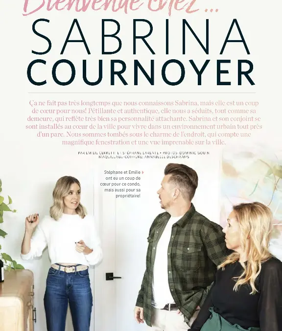 Bienvenue chez ... SABRINA COURNOYER - PressReader