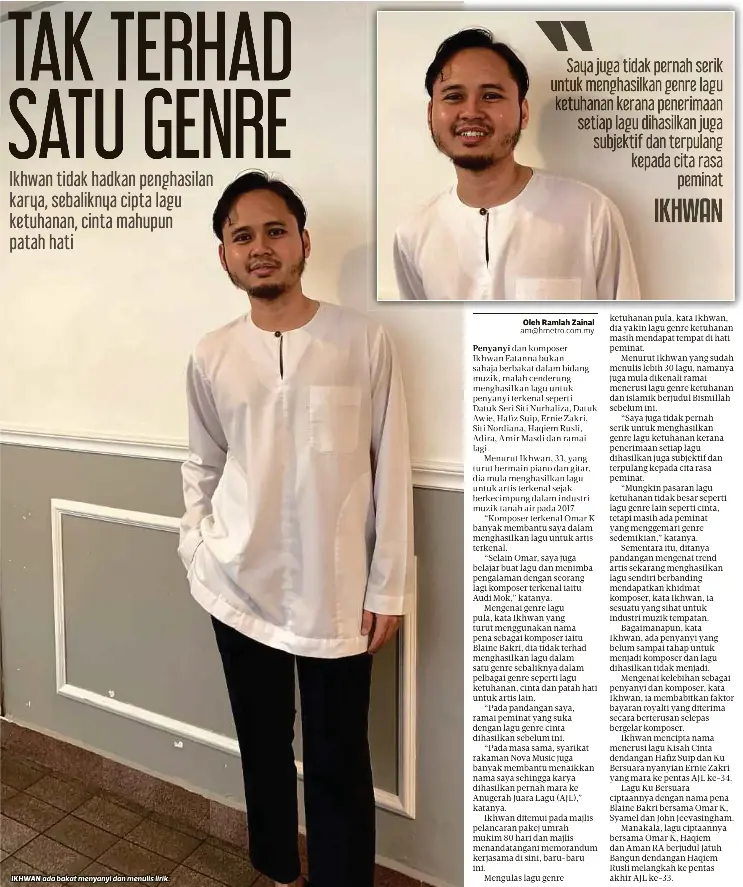 TAK TERHAD SATU GENRE - PressReader
