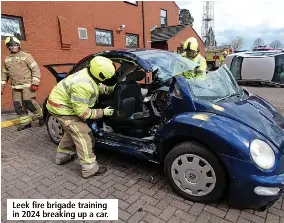 Firefighte­rs were all cut up in 1992 for public show of safety ...