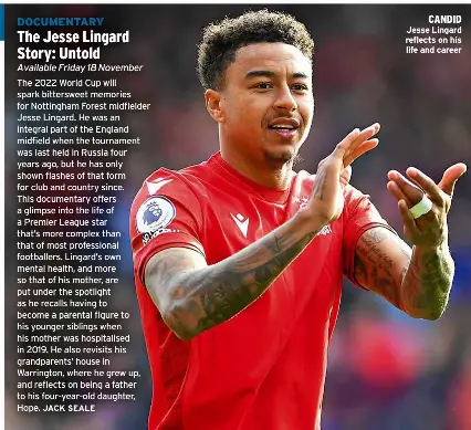 The Jesse Lingard Story: Untold - PressReader