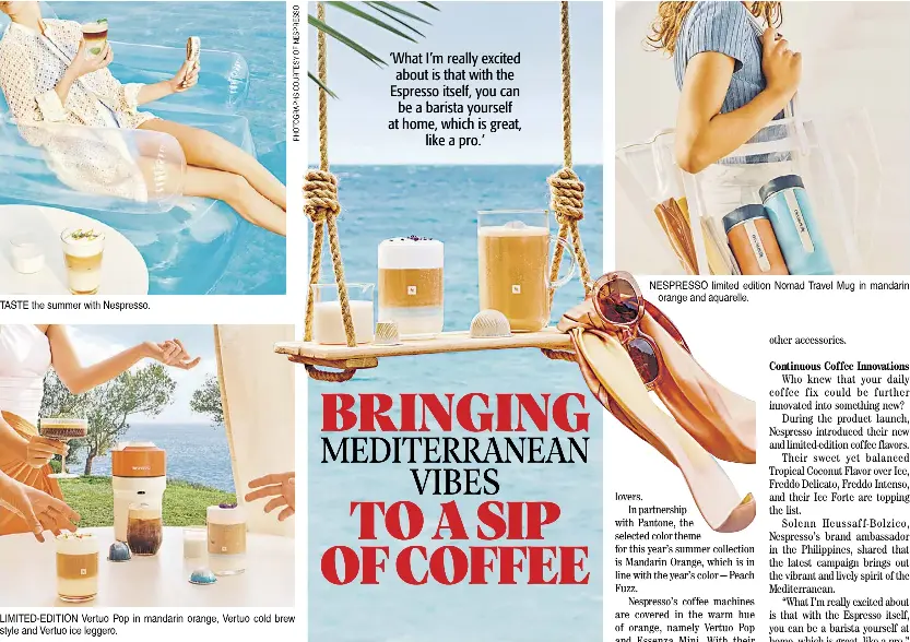 BRINGING MEDITERRAN­EAN VIBES TO A SIP OF COFFEE - PressReader
