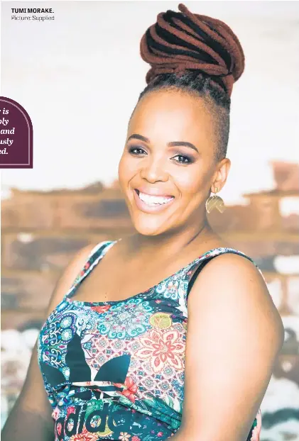 Morake lays herself bare - PressReader