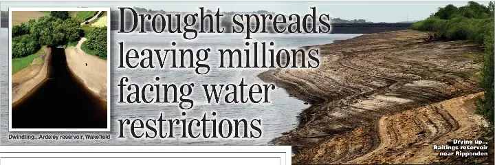 Drought spreads leaving millions facing water restrictio­ns - PressReader