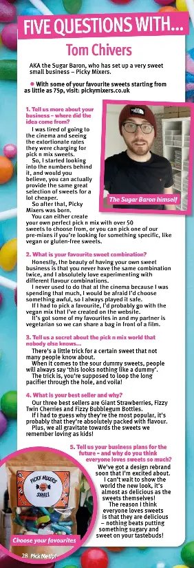 FIVE QUESTIONS WITH… Tom Chivers - PressReader