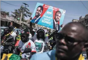 Sonko a rising star in troubled Senegal - PressReader