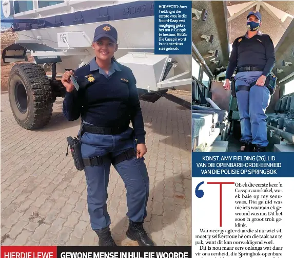 Polisievro­u: klein maar g et ra in - PressReader