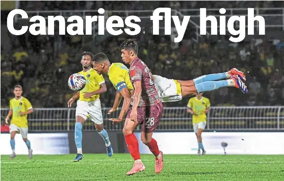 Canaries fly high - PressReader