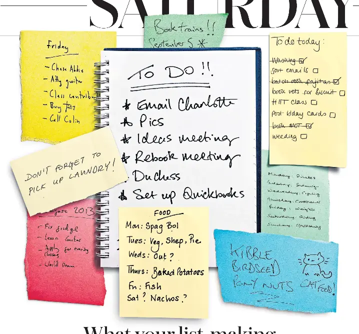 What your list-making technique says about you - PressReader