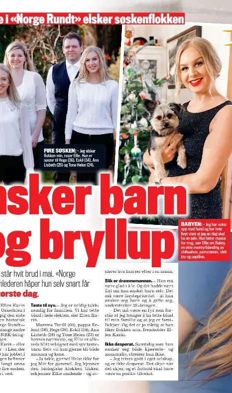 Ønsker barn – og bryllup - PressReader