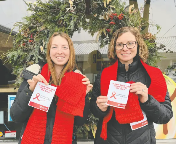 RED SCARF CAMPAIGN COMES TO DOWNTOWN - PressReader